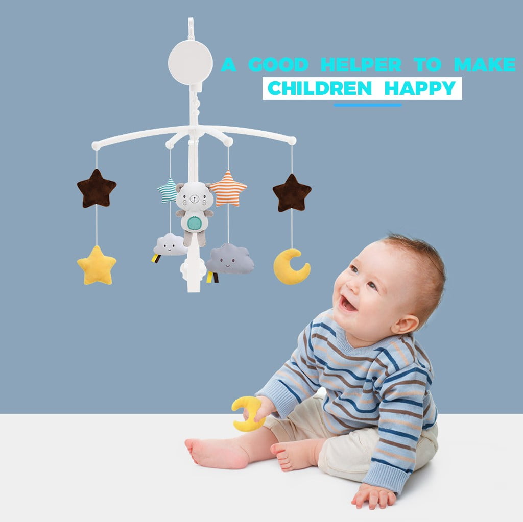 Lyinloo Toys for Clearance,Baby Crib Mobile with Music and Light, Crib ...