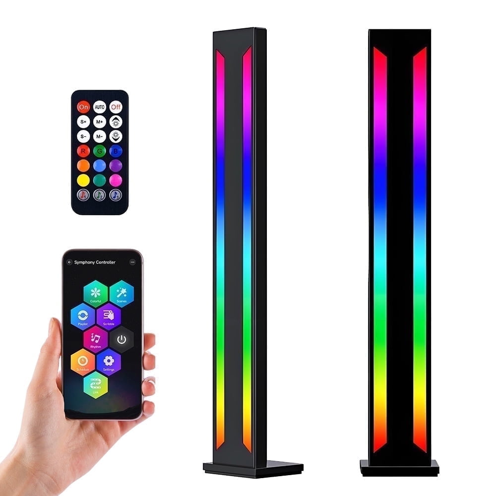 RGB Light Bar, Smart Music Sync RGB IC LED Lights Bars, USB Powered ...