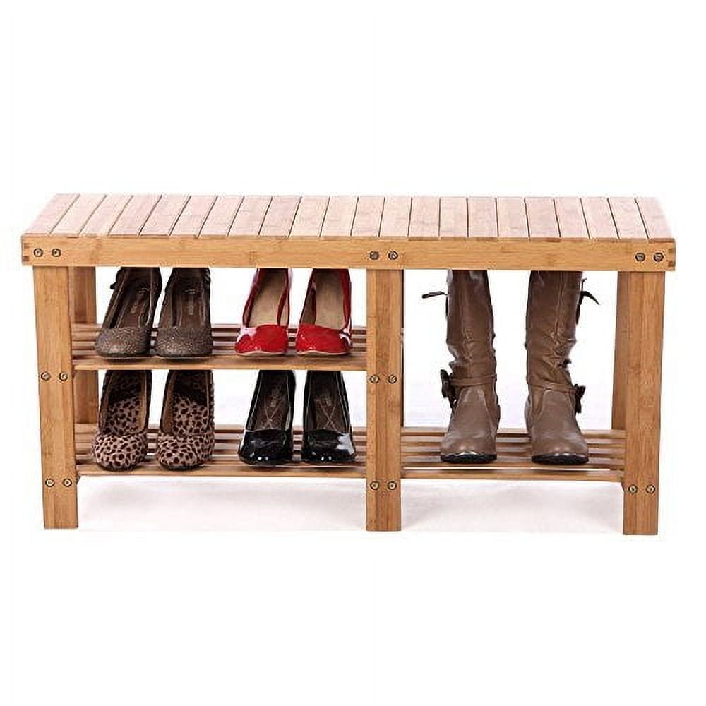 Lykos Shoe Storage Benches for Entryway Rack Shelf Boot Organizer ...