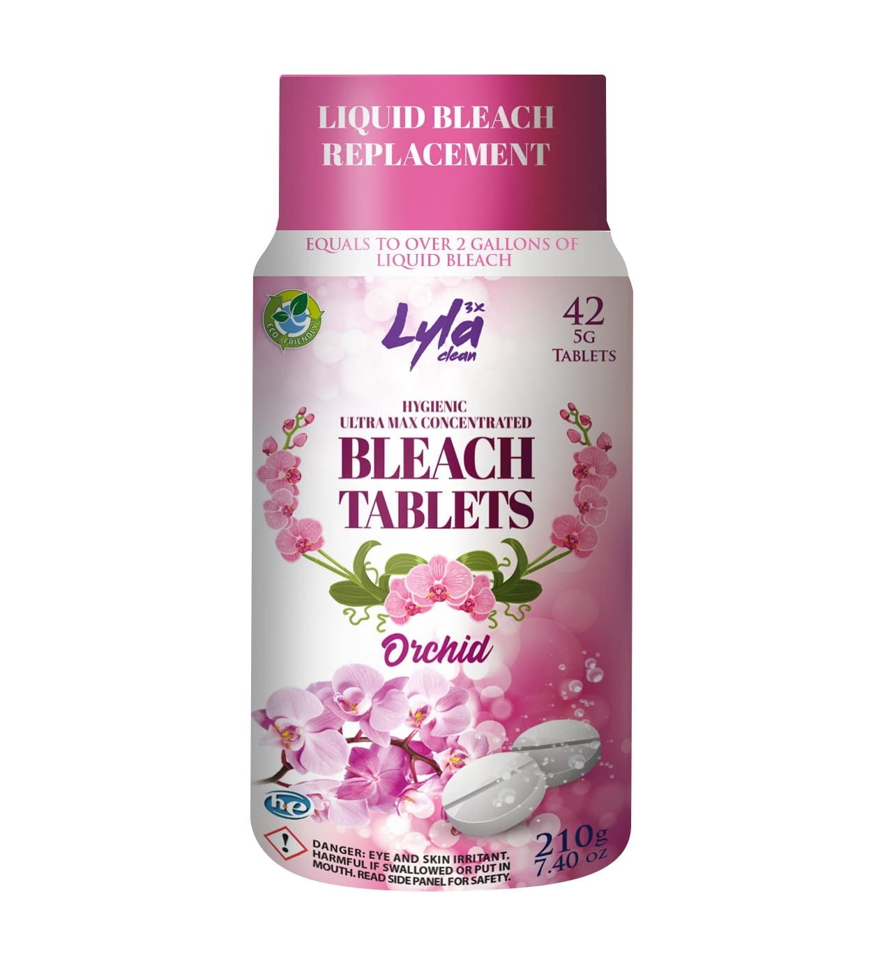 Lyla Safe & Easy Washing Ultra Max Bleach Tablets, Odor Eliminator, 42 ...