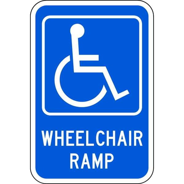 Lyle ADA Handicapped Parking Sign,18" x 12" HC-015-12HA - Walmart.com