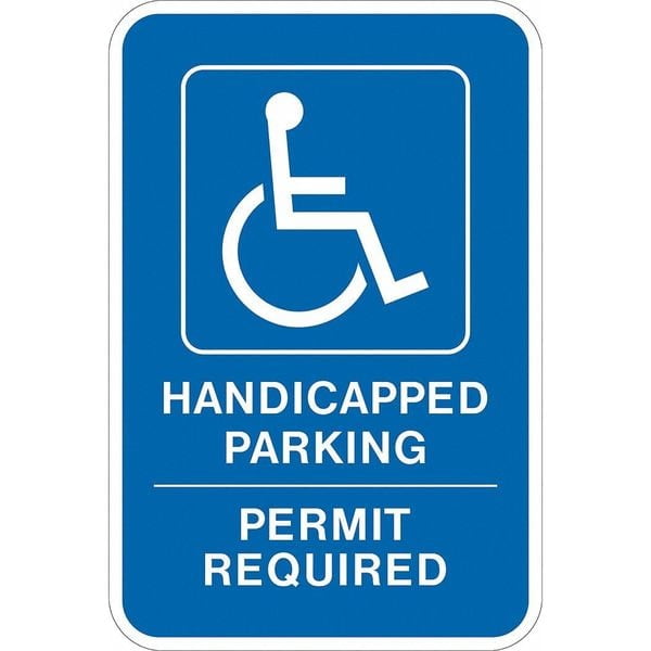 Lyle ADA Handicapped Parking Sign,18" x 12" T1-1125-DG_12x18 - Walmart.com