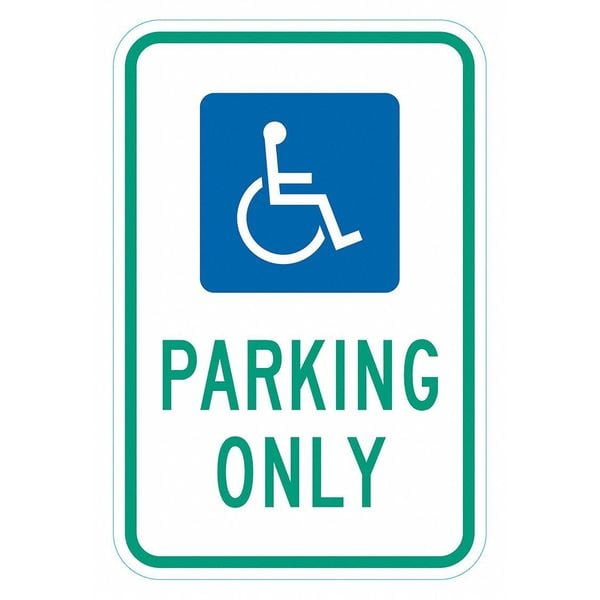 Lyle ADA Handicapped Parking Sign,18" x 12" T1-6264-HI_12x18 - Walmart.com