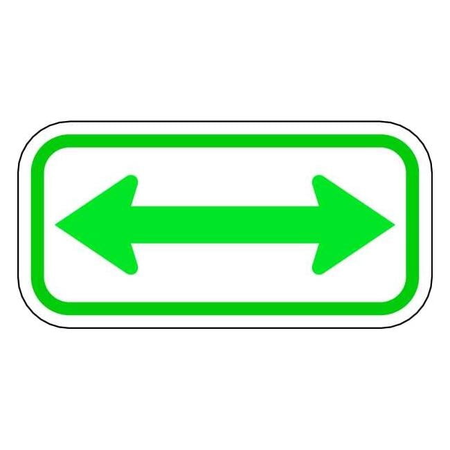 Lyle Arrow Supplemental Parking Sign,6" x 12, AR-003-12HA AR-003-12HA ...