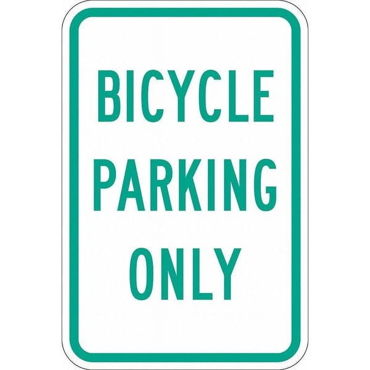Lyle Bike Parking Sign,18" x 12" T1-1223-EG_12x18 - Walmart.com
