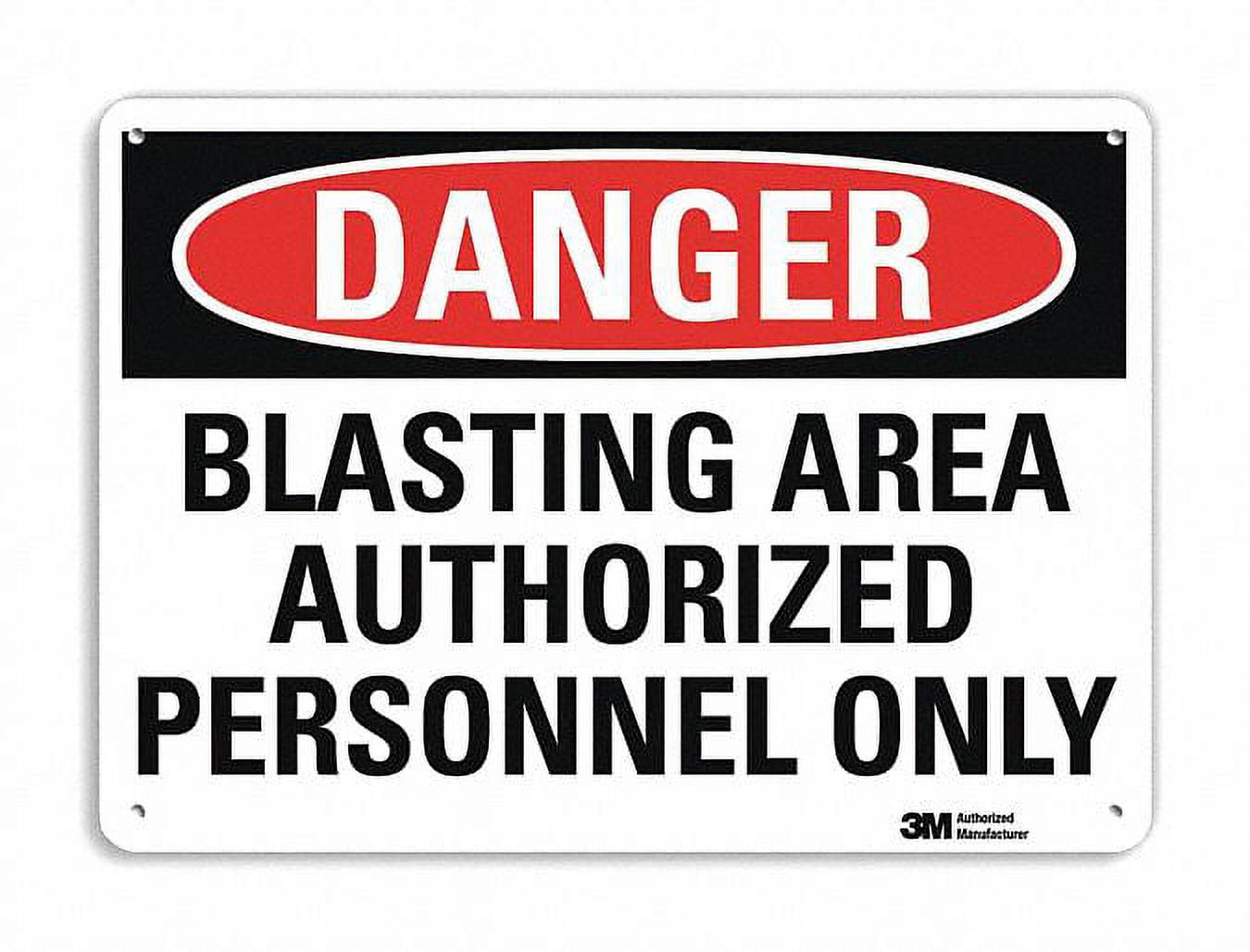 Lyle Danger Sign,10 in x 14 in,Aluminum U3-1134-RA_14X10 - Walmart.com