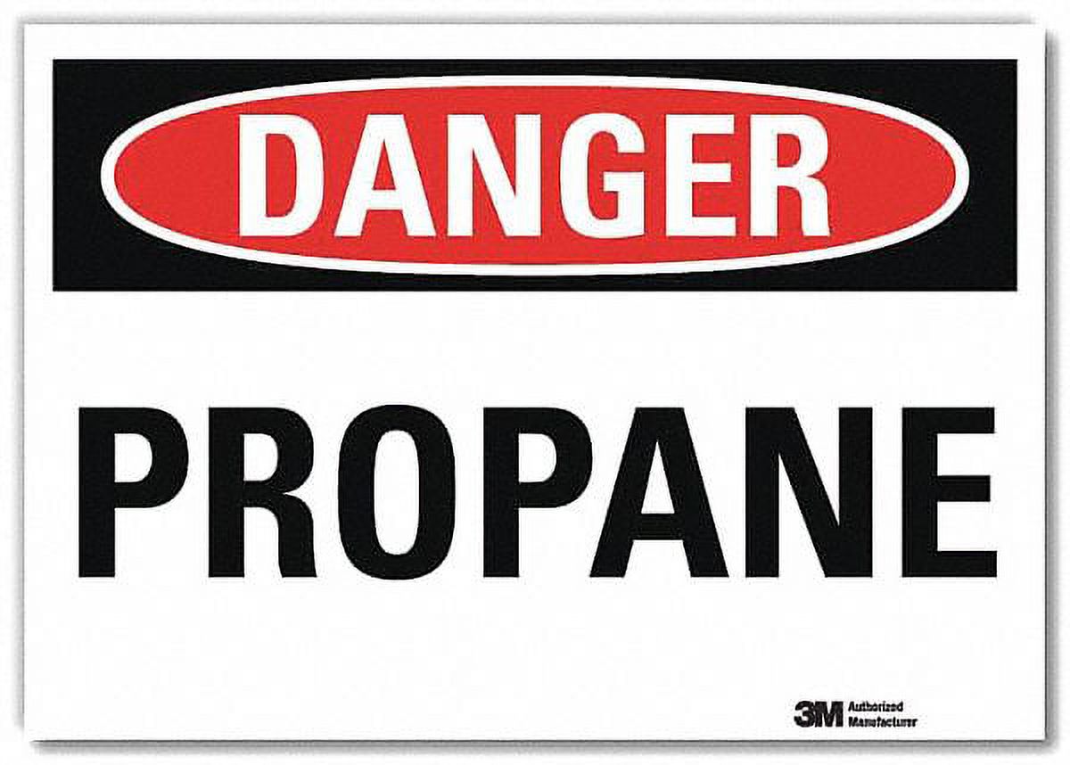 Lyle Danger Sign,10inx14in,Reflctv Sheeting U3-1934-RD_14X10 - Walmart.com