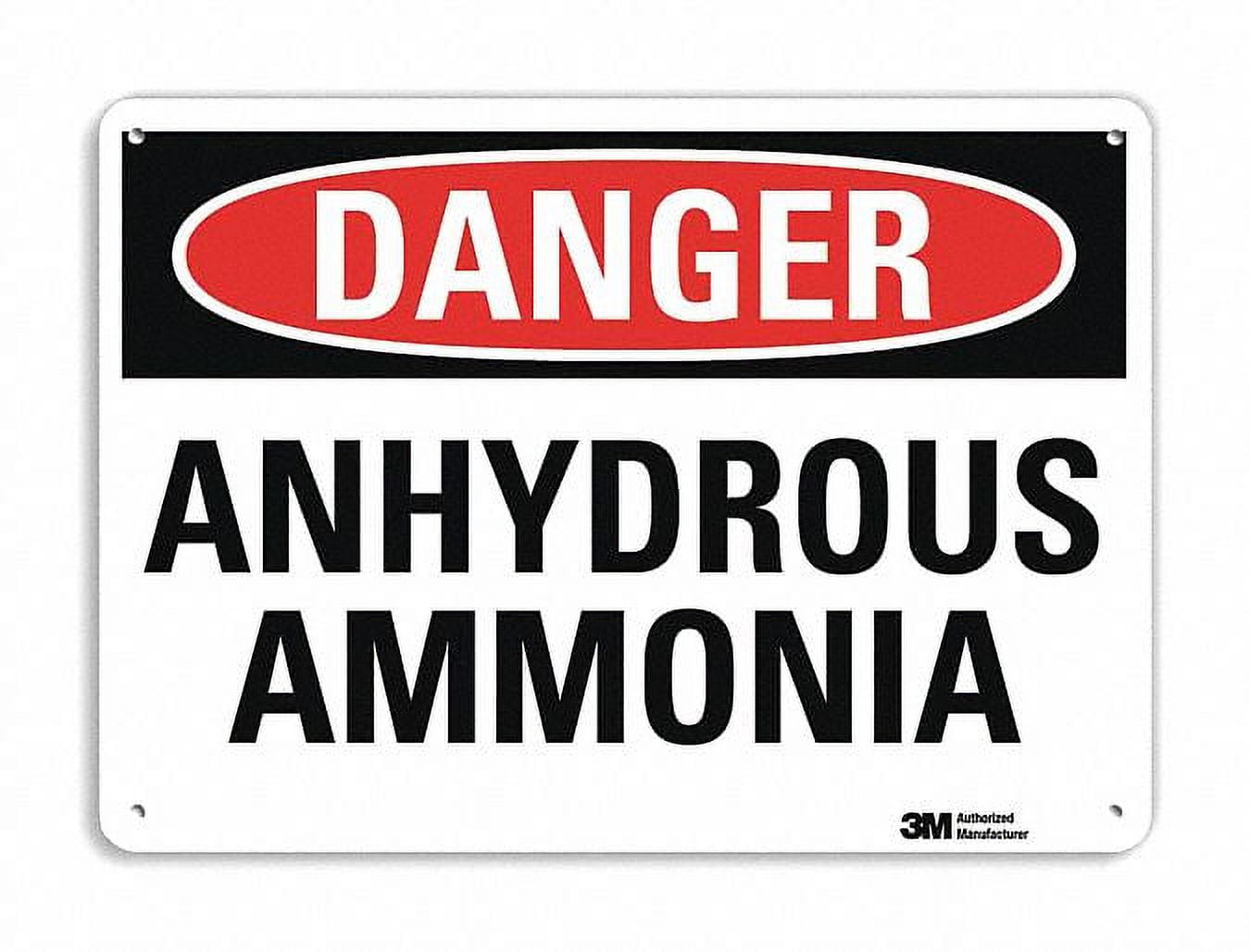 Lyle Danger Sign,7 in x 10 in,Aluminum U3-1103-RA_10X7 - Walmart.com