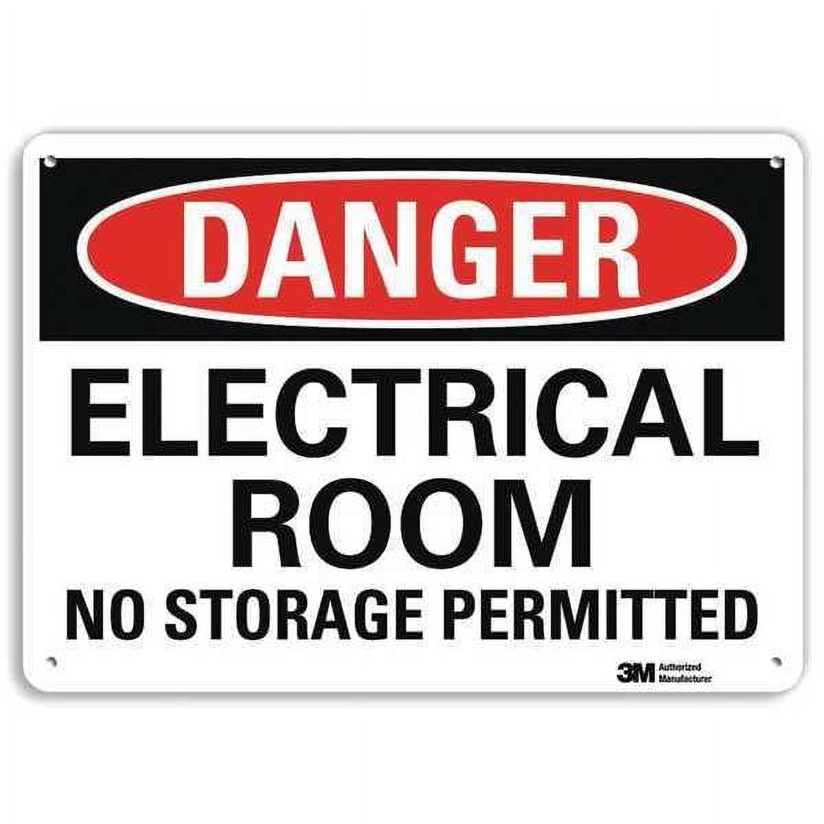 Lyle Danger Sign,7 in x 10 in,Aluminum U3-1410-RA_10X7 - Walmart.com
