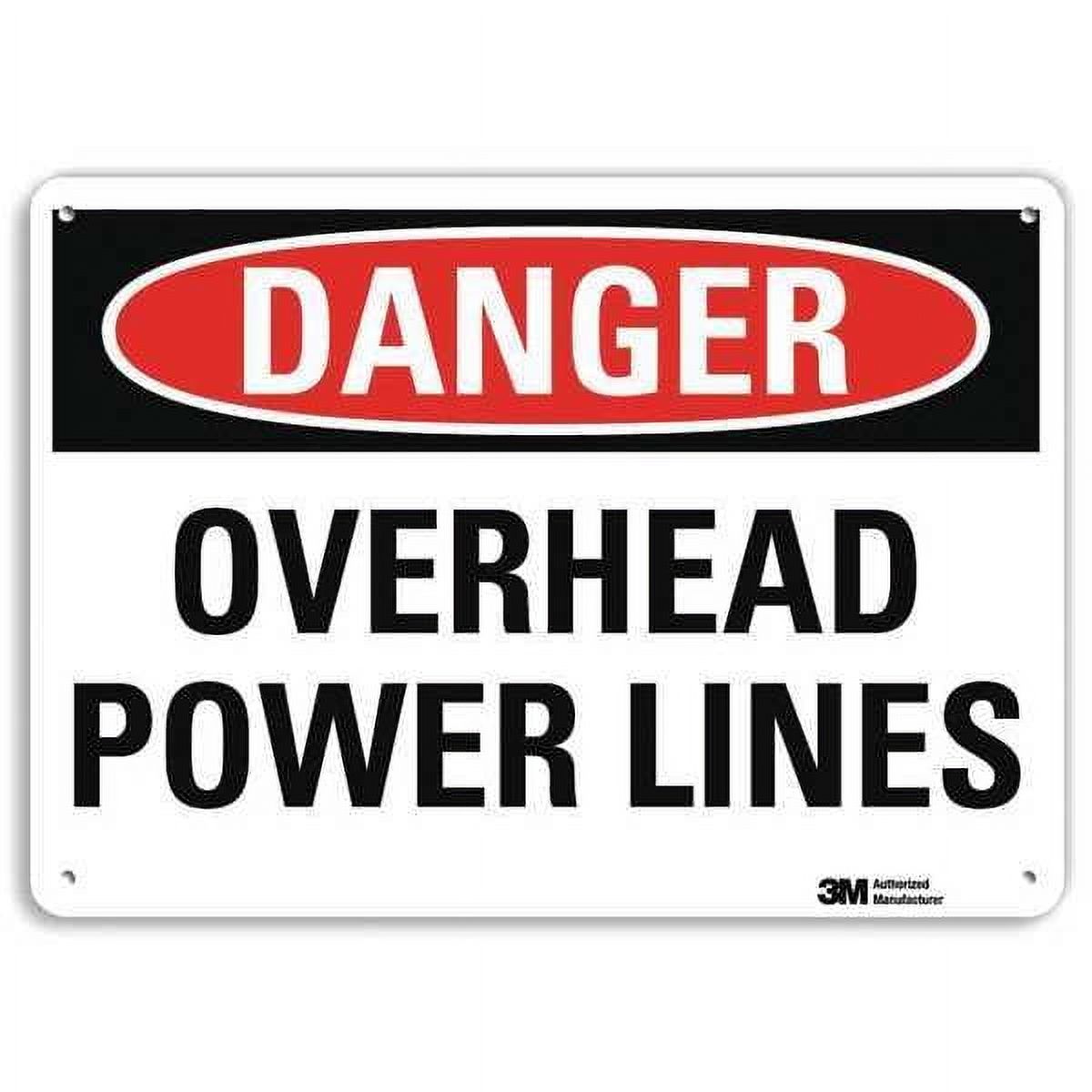 Lyle Danger Sign,7 in x 10 in,Aluminum U3-1891-RA_10X7 - Walmart.com