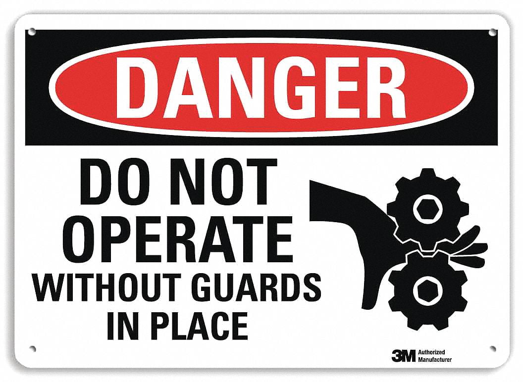 Lyle Danger Sign,7 inx10 in,Plastic U1-1085-NP_10X7 - Walmart.com