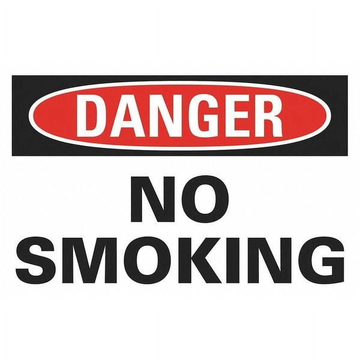 Lyle Eco No Smoking Danger Sign,10x14in U1-1025-ED_14x10 - Walmart.com