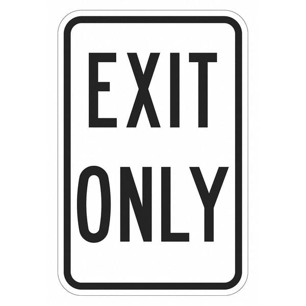 Lyle Exit Only Parking Sign,18" x 12" T1-6208-EG_12x18 - Walmart.com