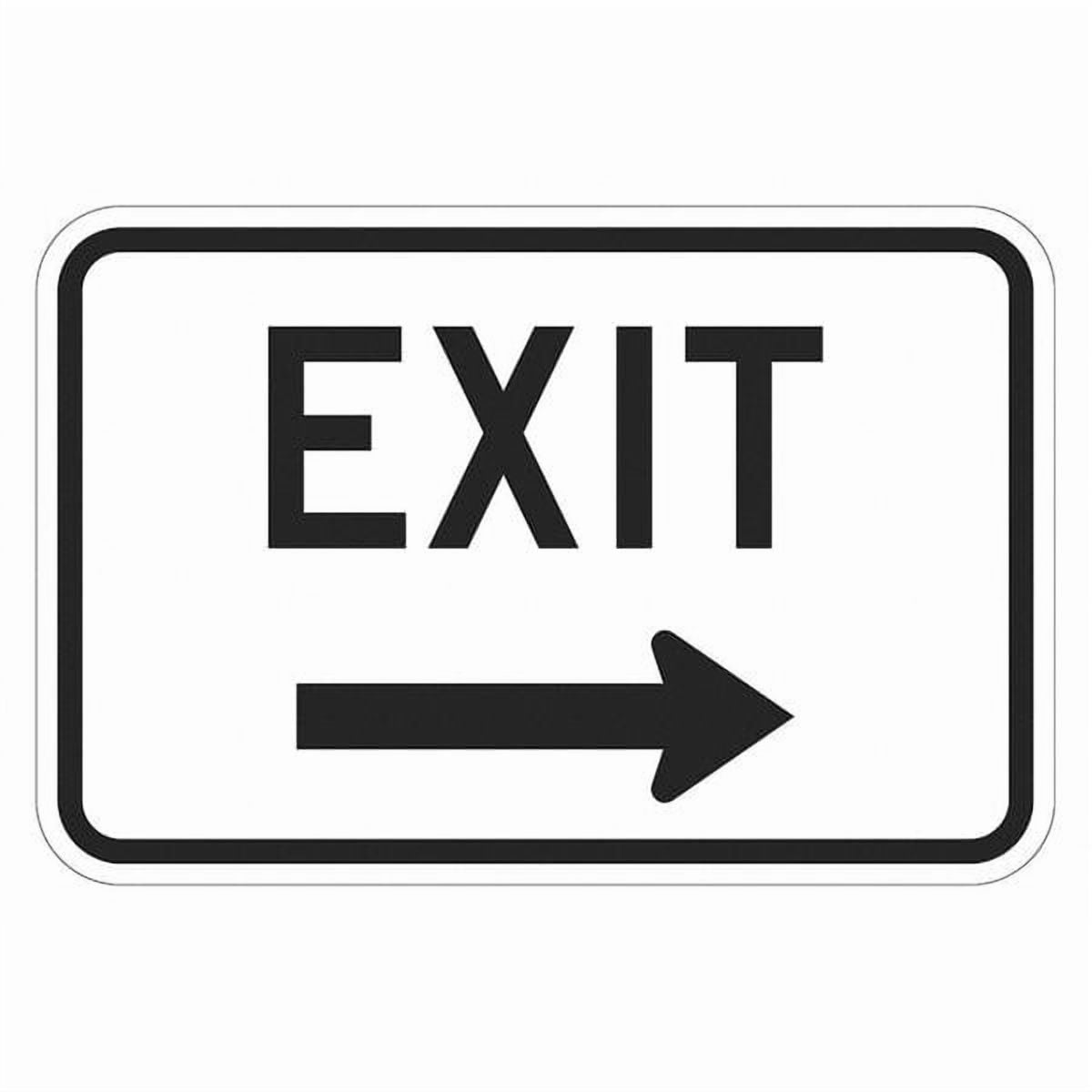 Lyle Exit Sign For Parking Lots,12" x 18" T1-1903-HI_18x12 - Walmart.com