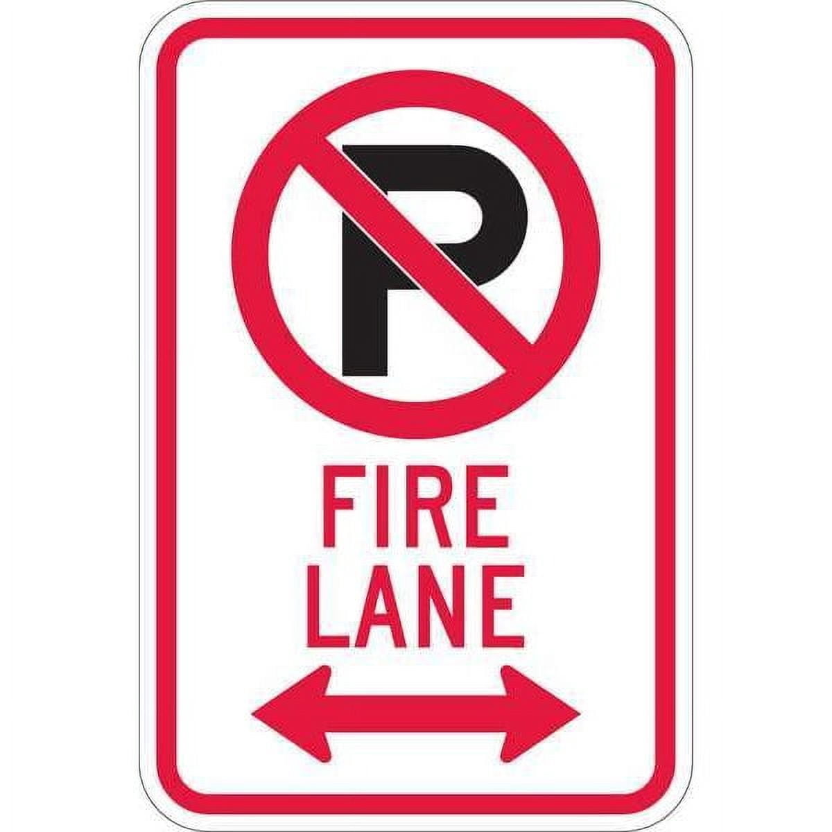 Lyle Fire Lane Parking Sign,18" x 12" T1-1059-EG_12x18 - Walmart.com
