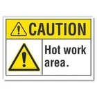 Lyle Lcu3-0039-Rd_14X10 Hot Surface Sign, 10 In H X 14 In W, Reflective ...