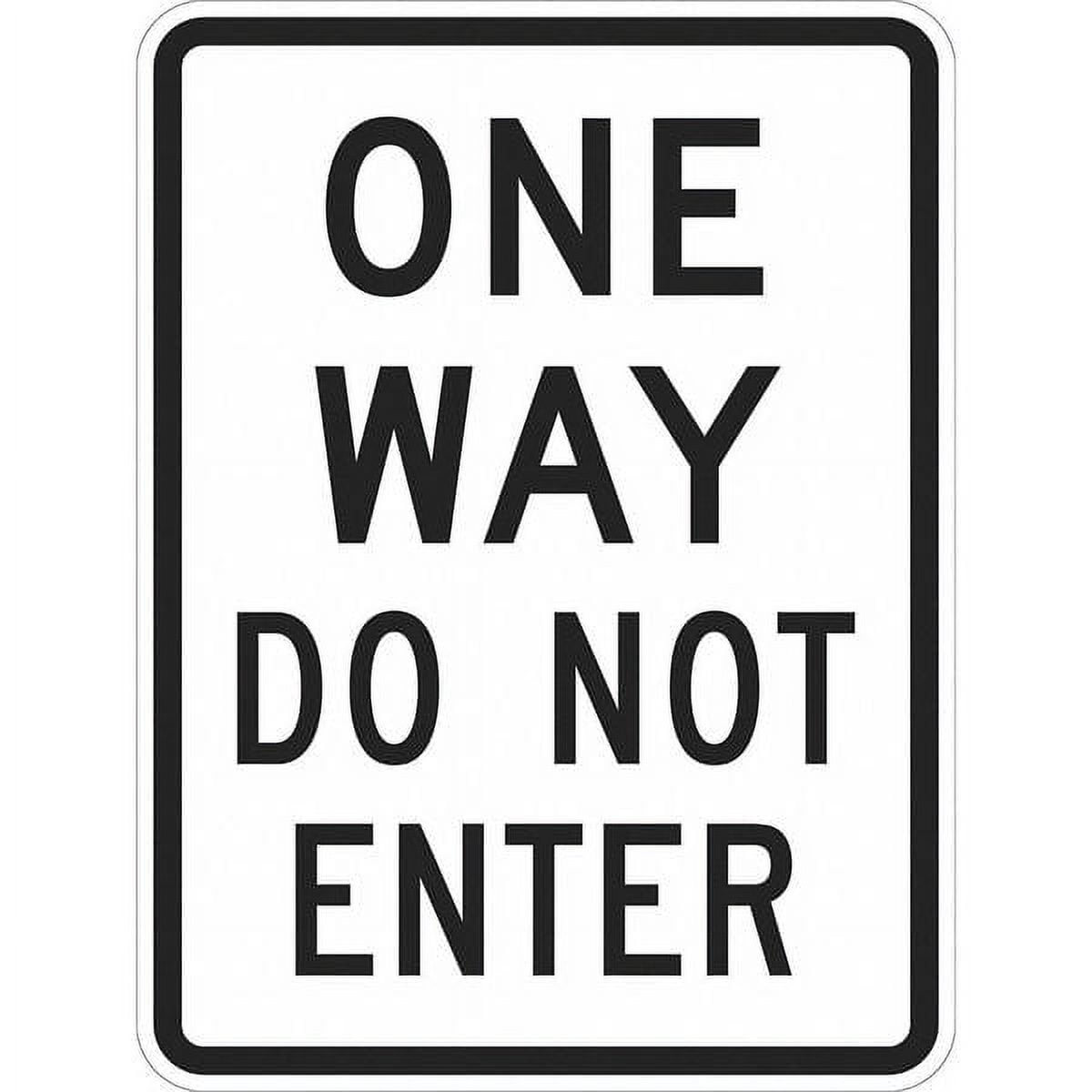 Lyle One Way Traffic Sign,24" x 18" T1-1017-EG_18x24 - Walmart.com