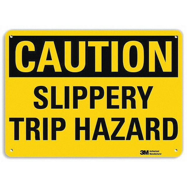 Lyle Safety Sign,7 in x 10 in,Aluminum U4-1670-RA_10X7 - Walmart.com