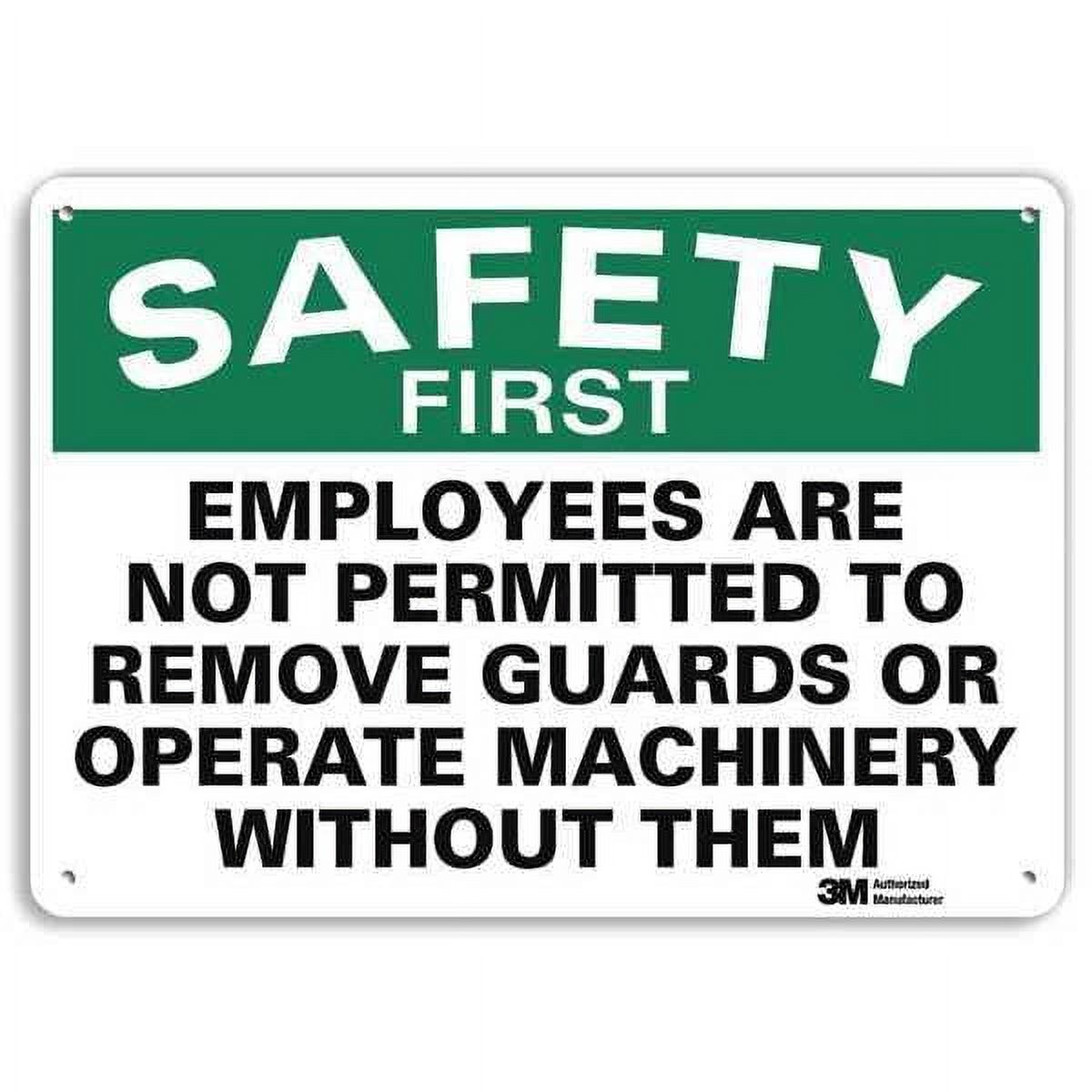 Lyle Safety Sign,7 inx10 in,Plastic U7-1186-NP_10X7 - Walmart.com