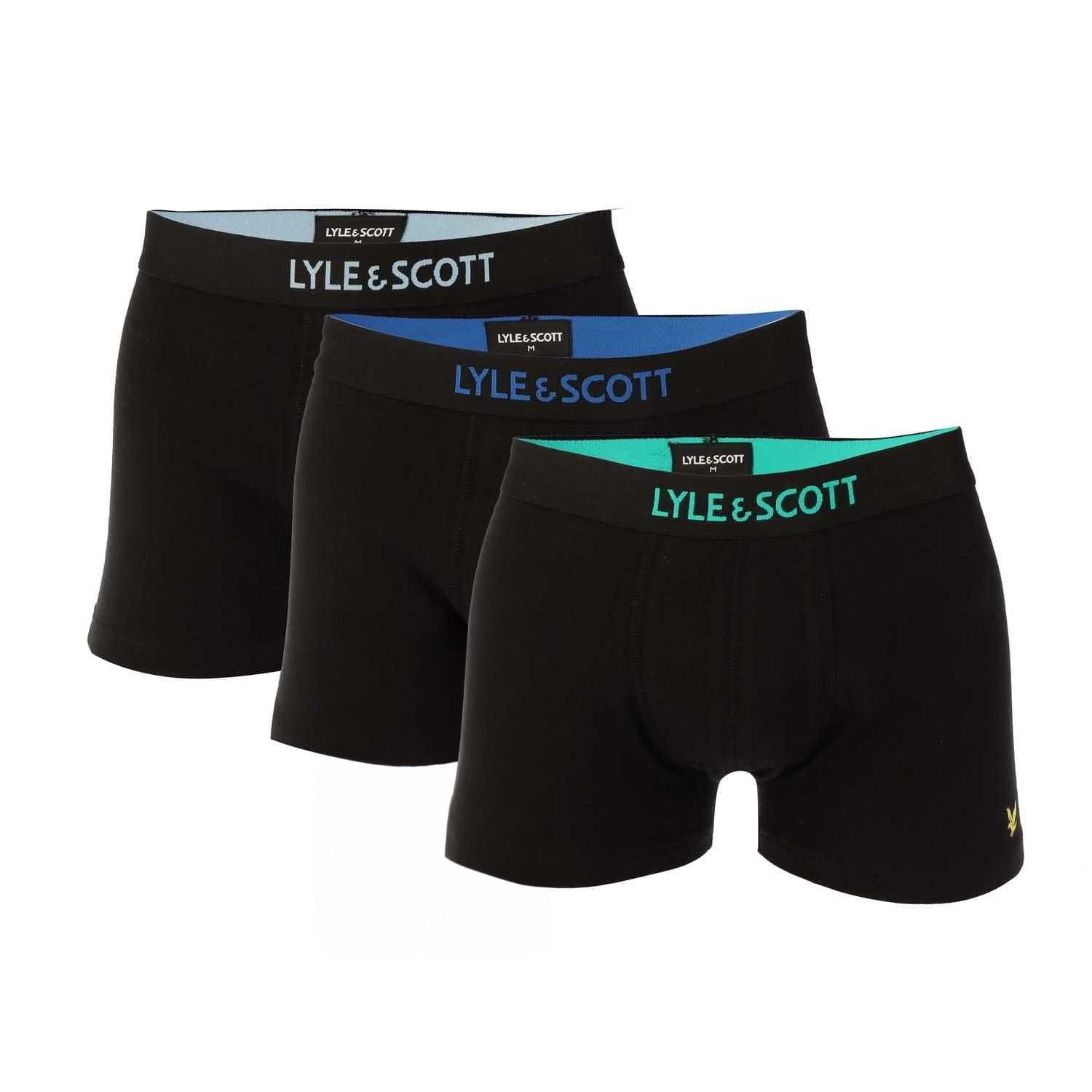 Lyle & Scott Mens Nathan Boxer Shorts (Pack of 3) - Walmart.com