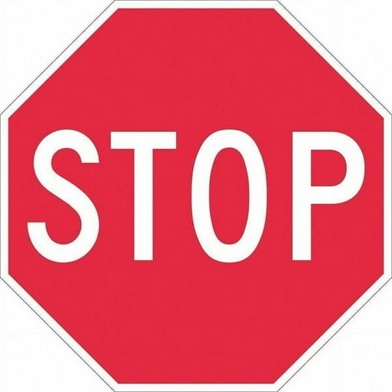 Lyle Stop Traffic Sign,18" x 18" T1-1006-EG_18x18 - Walmart.com