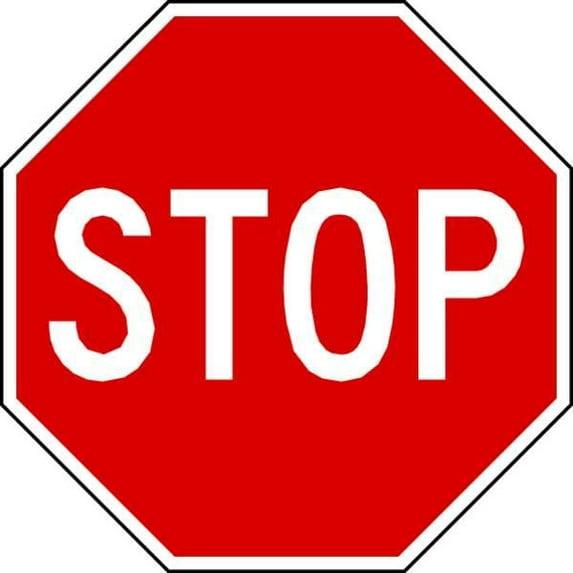 Lyle Stop Traffic Sign,36" x 36" R1-1-36HA - Walmart.com