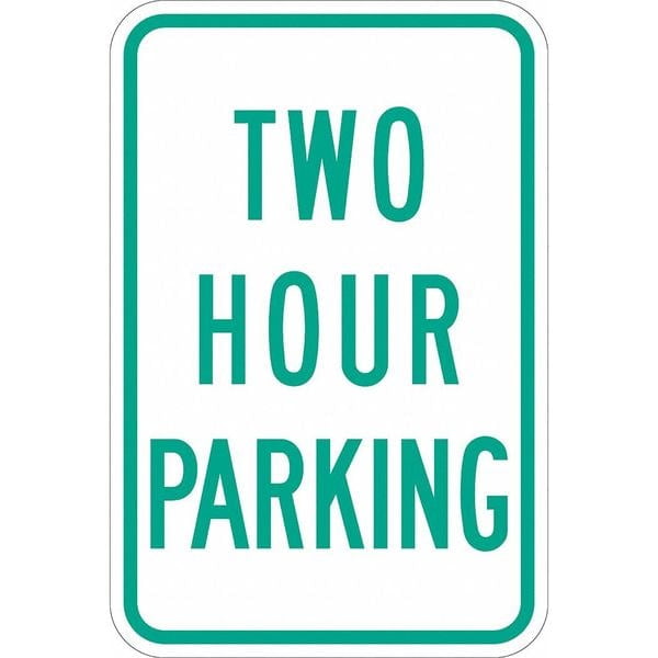 Lyle Time Limit Parking Sign,18" x 12" T1-1190-EG_12x18 - Walmart.com