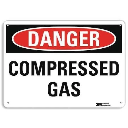 Lyle U3-1186-Na_14X10 Danger Sign, 10 In H, 14 In W, Vertical Rectangle ...