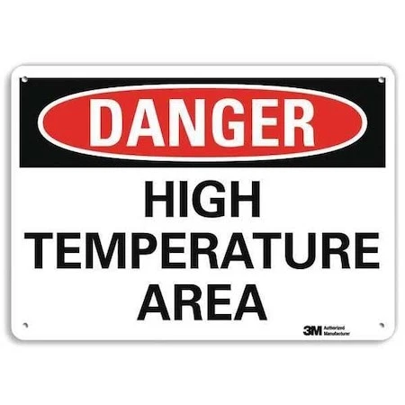 Lyle U3-1600-Ra_10X7 Danger Sign,4 Hole Mount,10In W X 7In H, U3-1600 ...