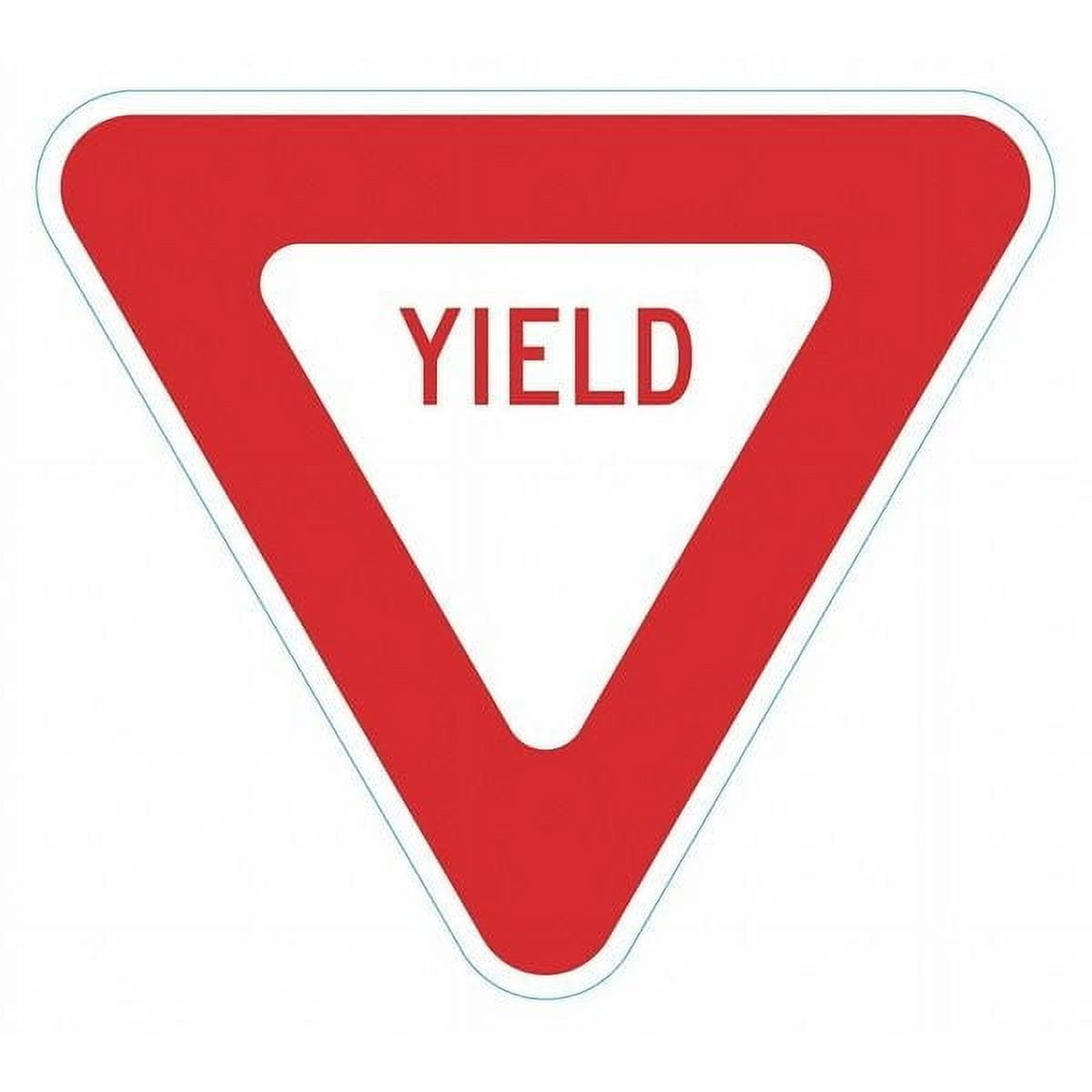Lyle YIELD Traffic Sign,18" x 18" T1-6243-HI_18x18 - Walmart.com