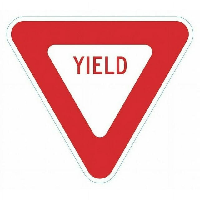 Lyle YIELD Traffic Sign,18" x 18" T1-6243-HI_18x18 - Walmart.com