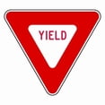 Lyle Yield Traffic Sign,36" x 36" R1-2-36DA - Walmart.com