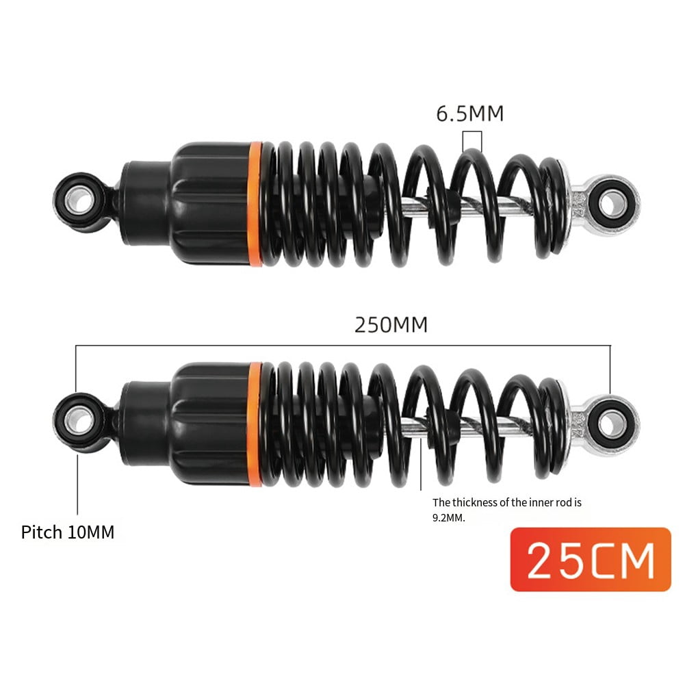 Lylong 1 Pair E-Bike Damping Shock Absorber 25/27/29/31Cm Steel Spring ...