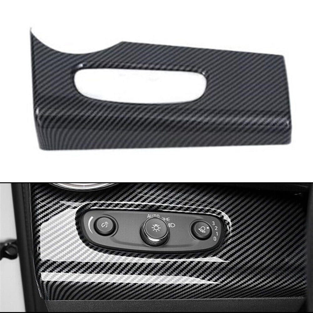 Lylong Car Accessories Carbon Fiber Headlight Button Switch Cover Trim ...