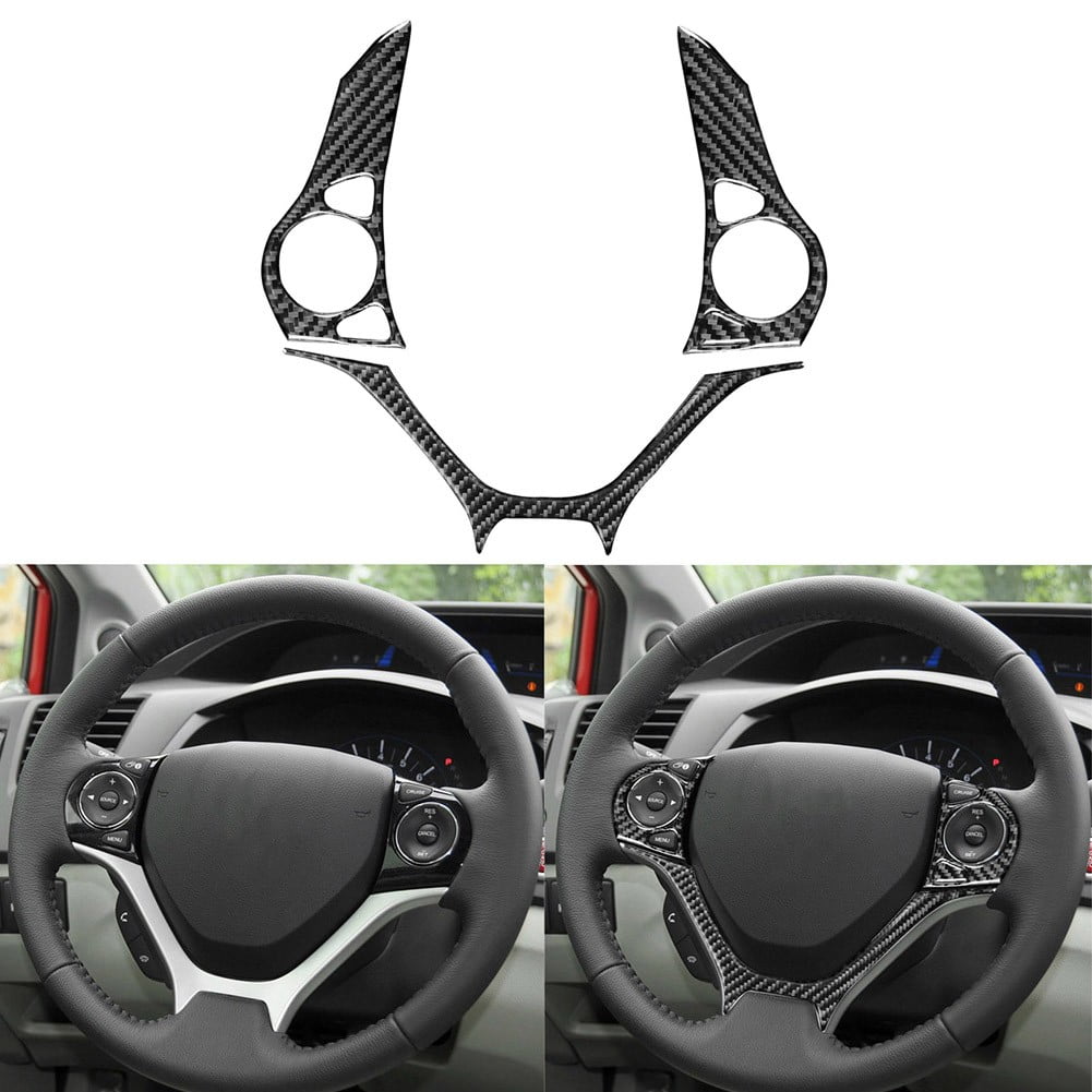 Lylong Car Accessories for Honda Civic 9 Coupe/Sedan 12-15 Real Carbon ...