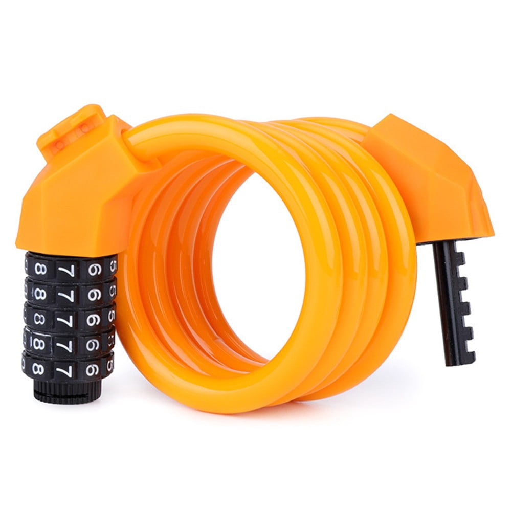 Lylong For Bike Storage Anti-Theft Security Steel Cable Lock 5 Digit ...