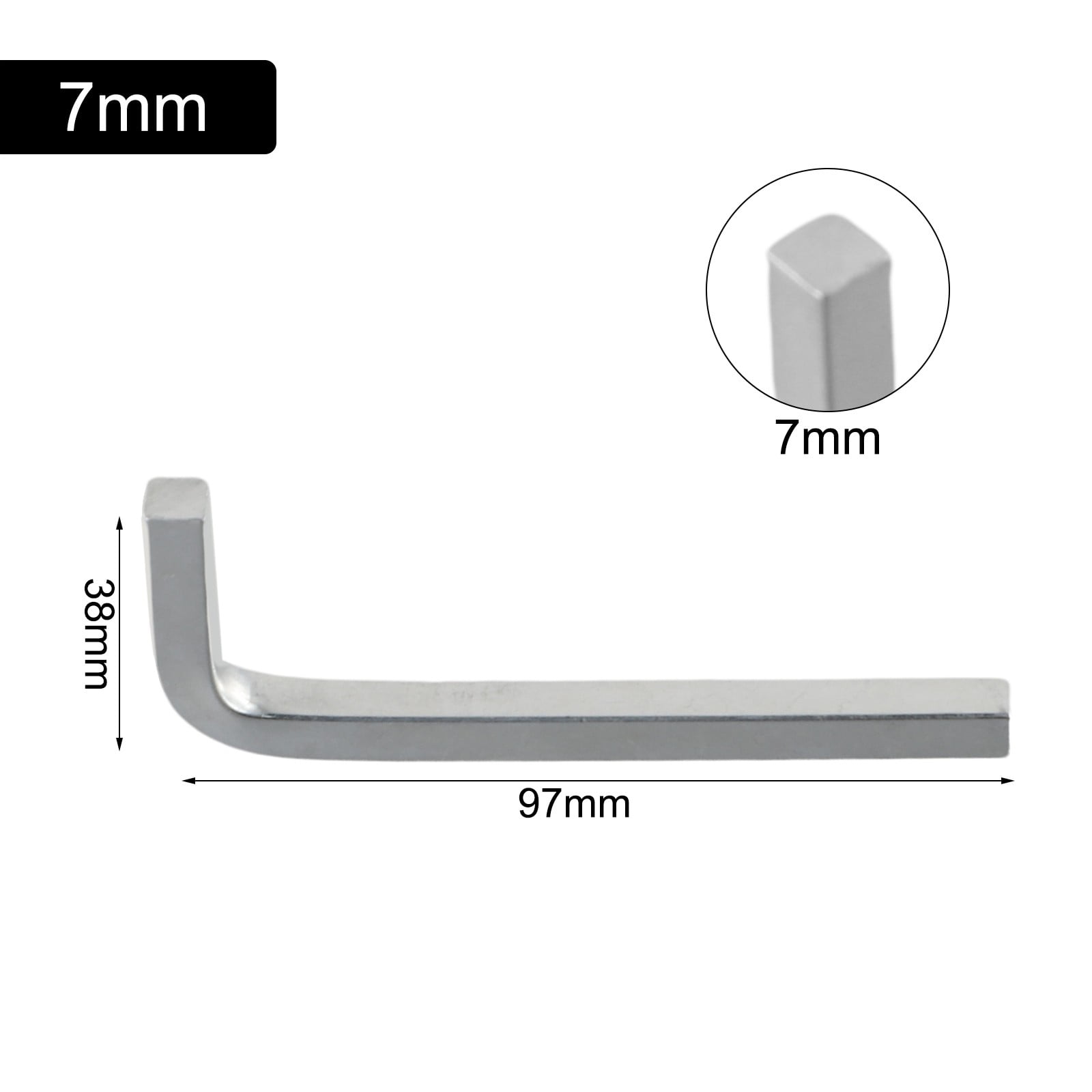 Lylong Home Essentials L Shape Square Head Wrench Square Key 4 Point ...