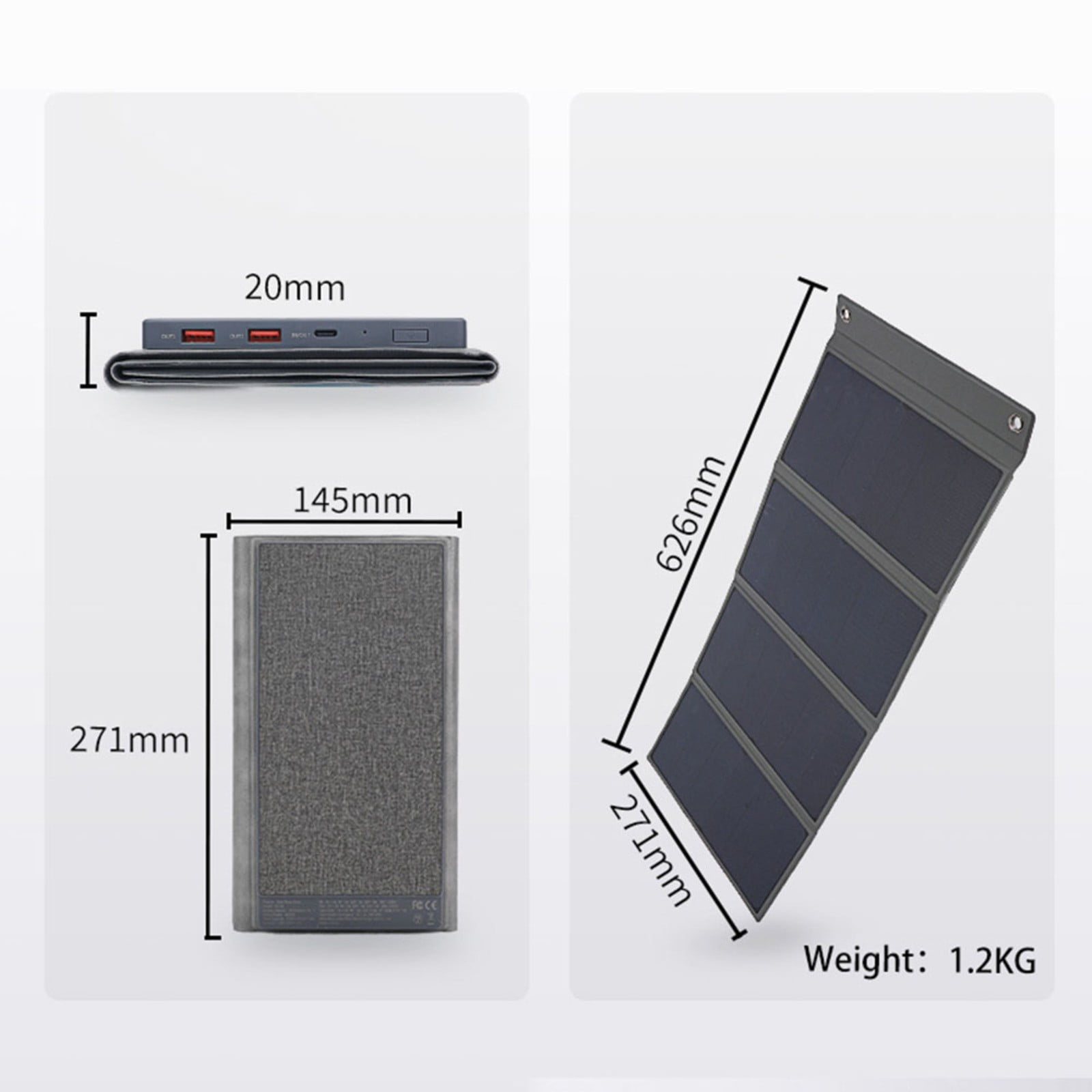 Lylong Outdoor Ready 24W Solar Power Bank 24000Mah Essential For ...