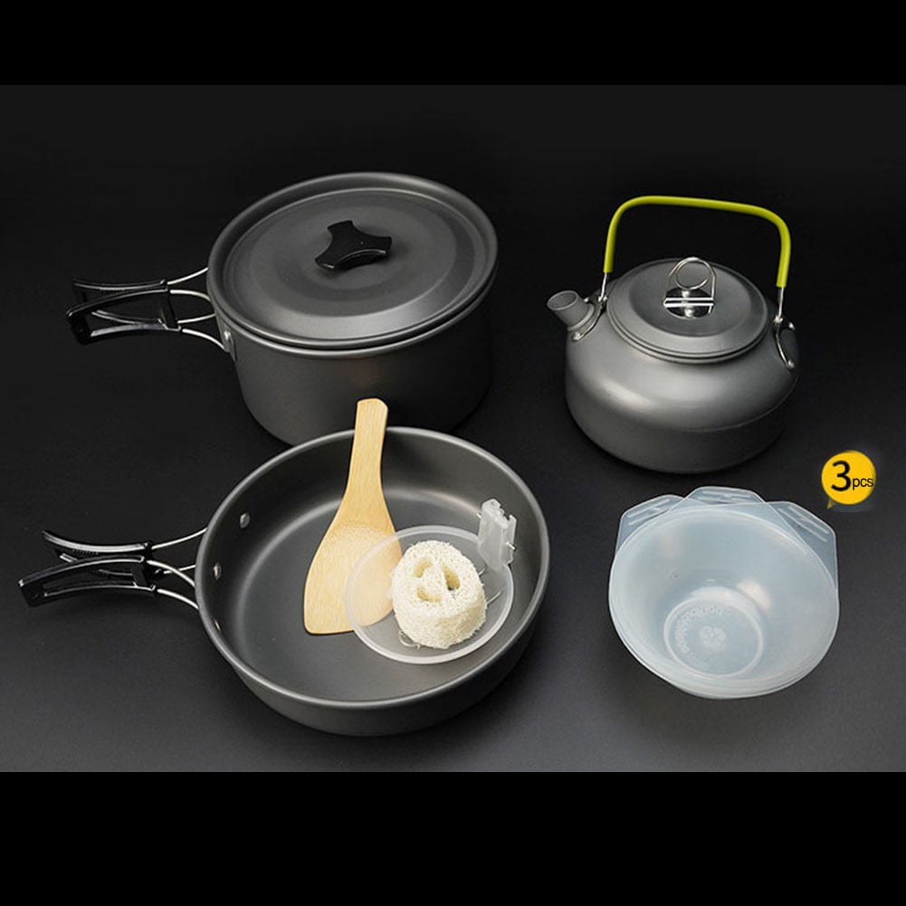 Lylong Portable Outdoor Cookware Set: Lightweight, Non-Stick, Perfect ...