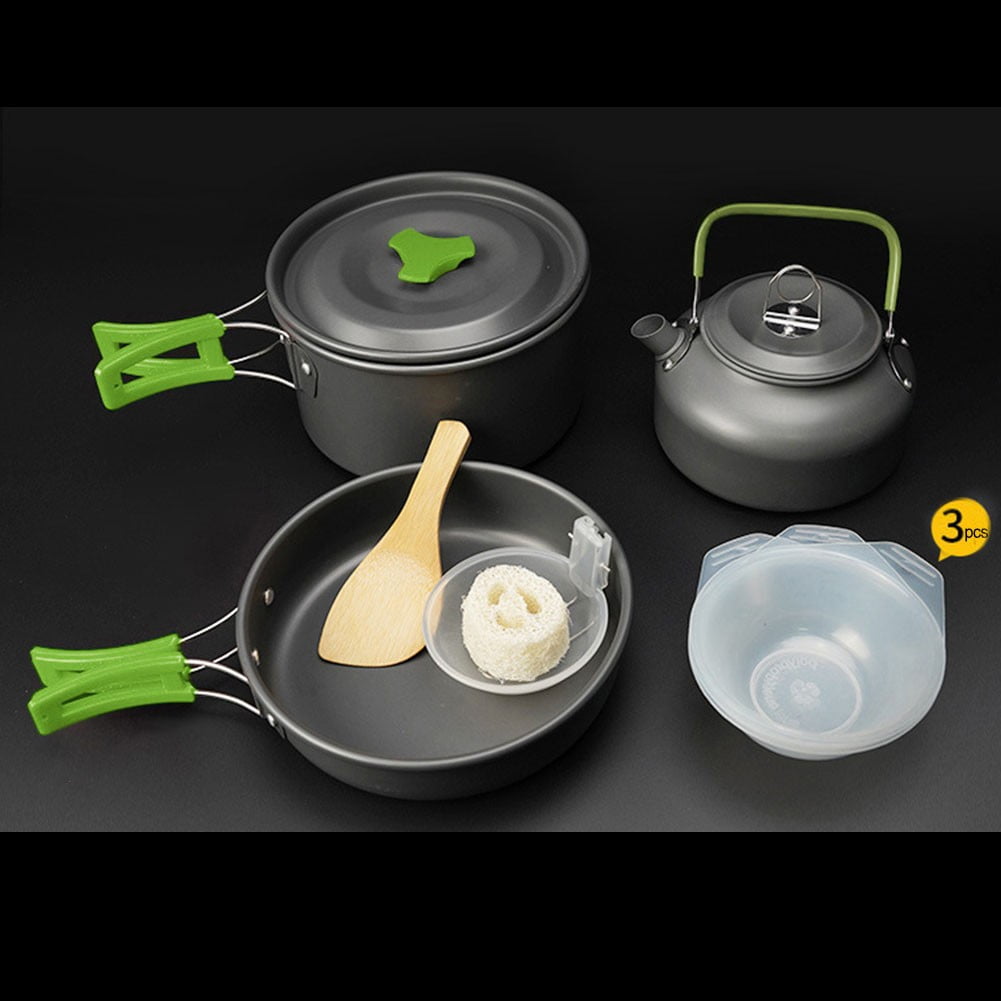 Lylong Portable Outdoor Cookware Set: Lightweight, Non-Stick, Perfect ...