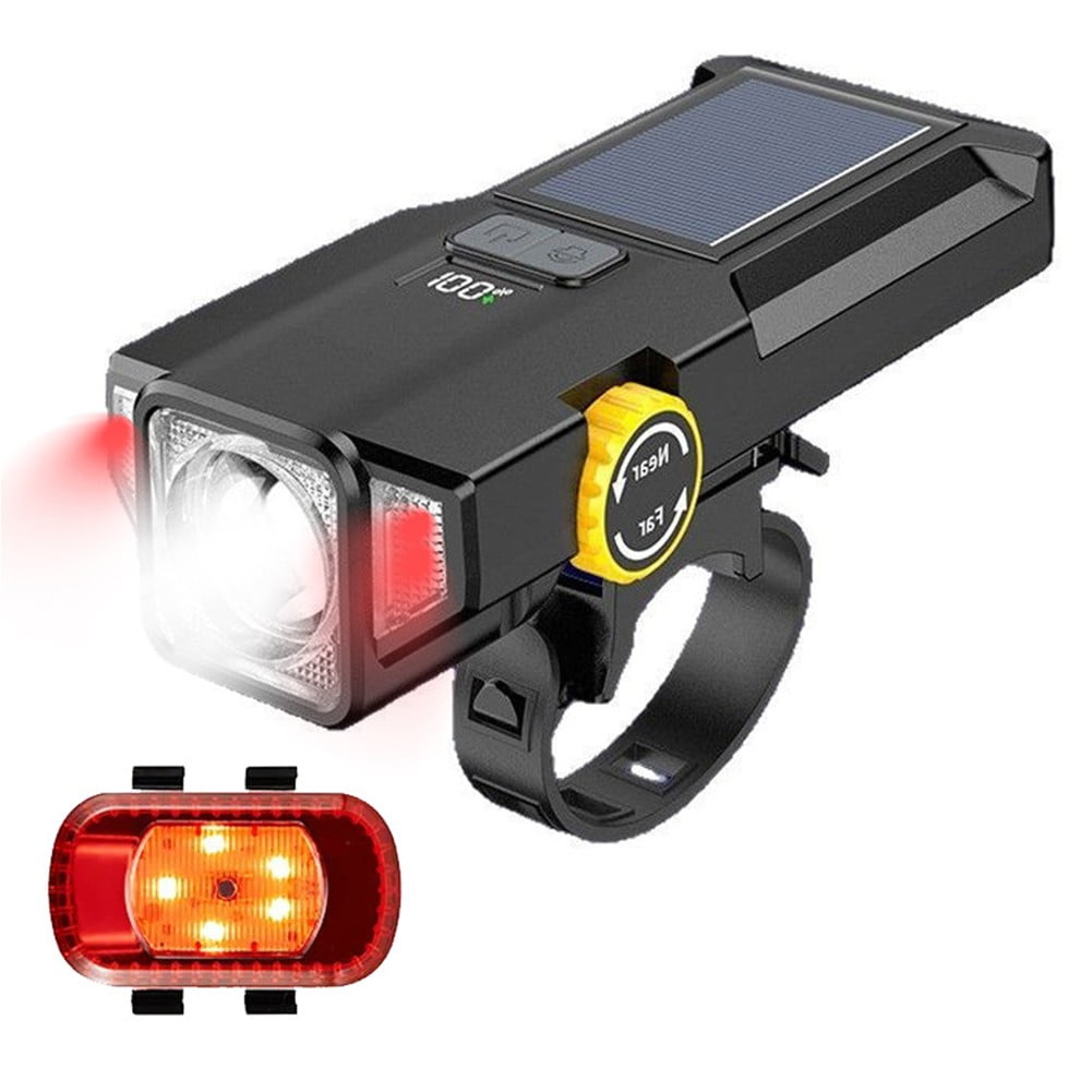 Lylong Solar-Powered And Type-C Rechargeable Waterproof Led Bicycle ...