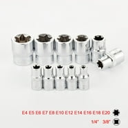 BUYISI E Type Sockets1/2 Tool Female Torx Socket For Ratchet End Wrench ...