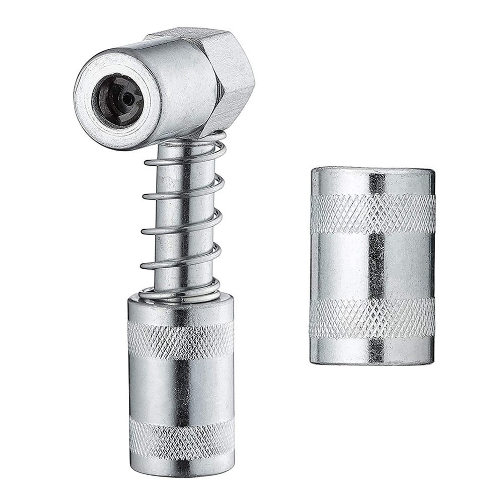Lylong Tool Kit 90 Degree Grease Nozzle Adapter 3 Jaw Coupler Grease ...