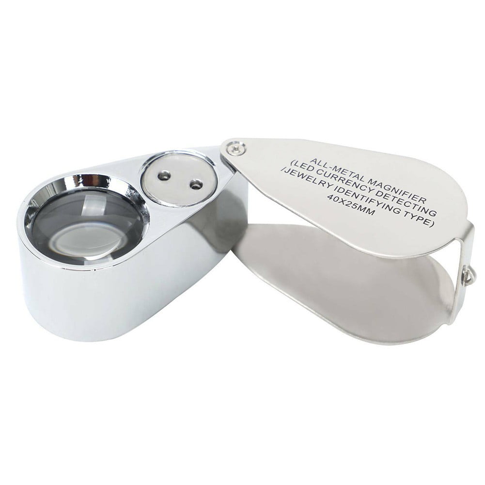 Lylong Tool Kit Jewellers Eye Jewelry Lens Glass Loupe 40X-25 Magnifier ...