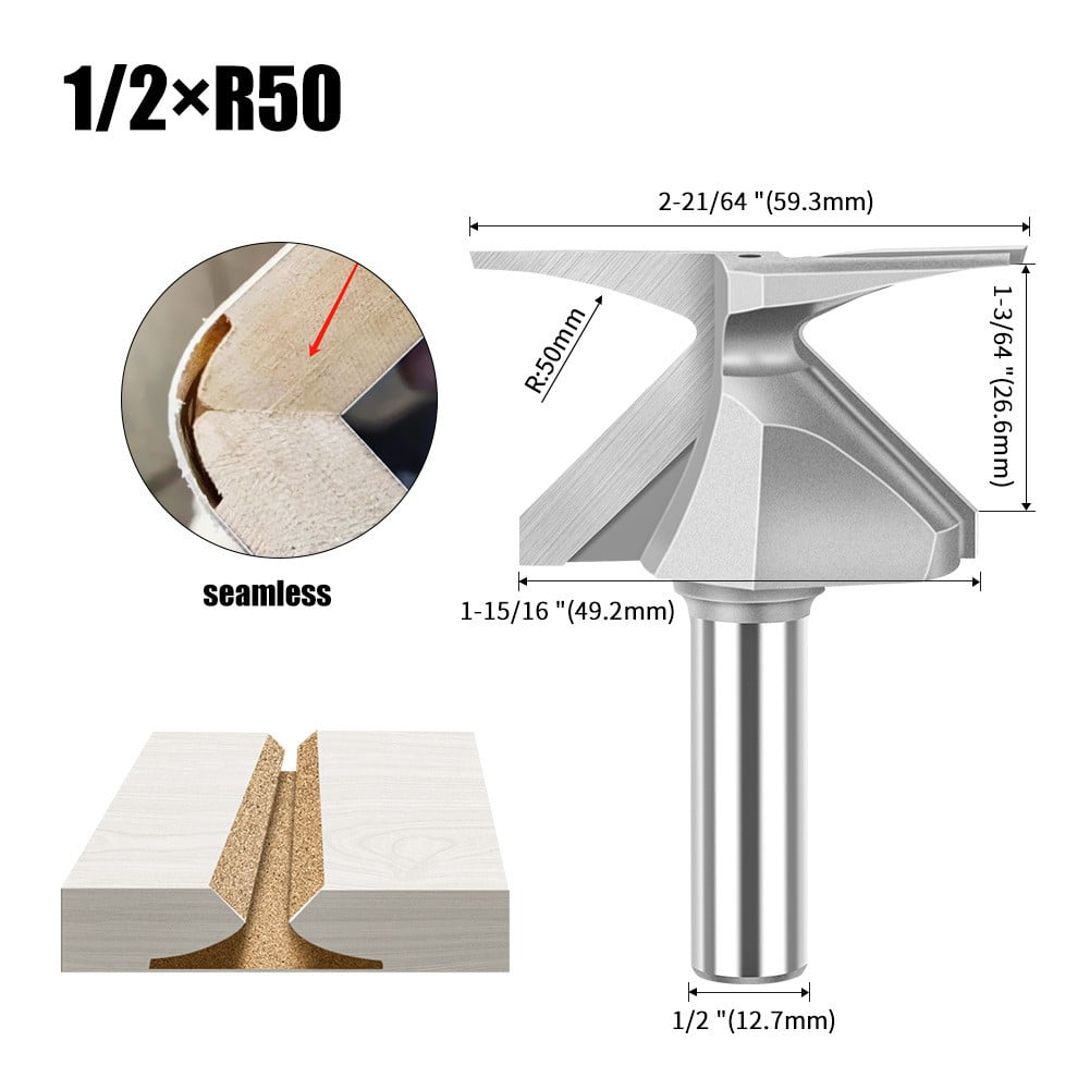 Woodworking Tool Set BAIDETS 12-Piece Router Bits Set 1/2" Shank ...
