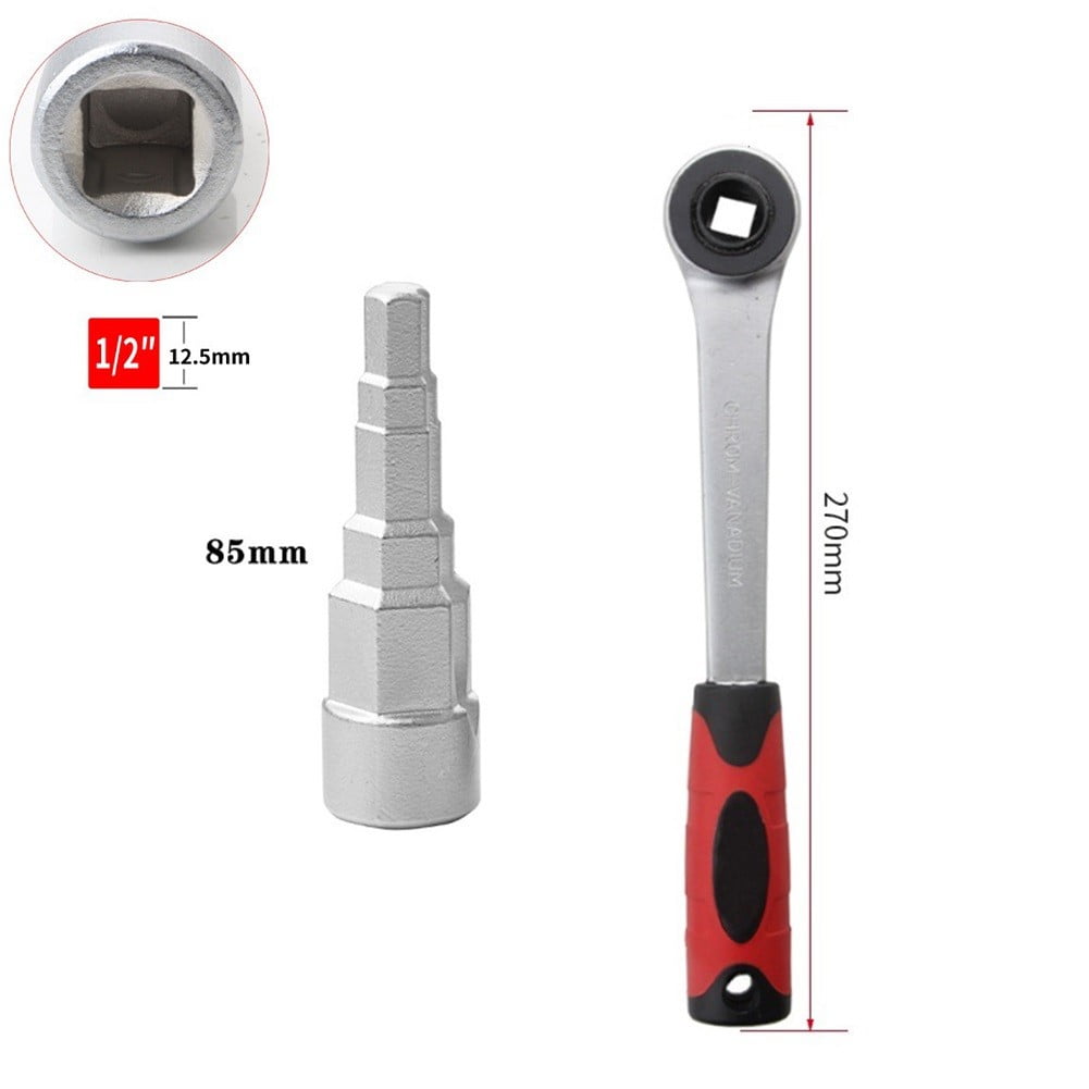 Lylong Tool Kit Radiator Ratchet Spanner Nipples Carbon Steel Stepped ...