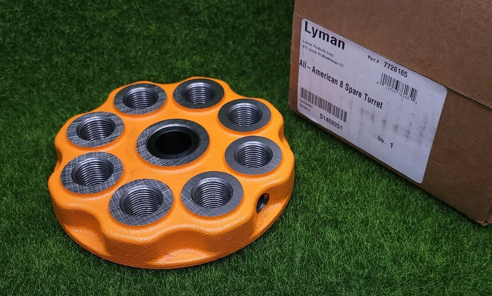 Lyman Brass Smith 8-Station Turret Replacement for Reloading Multiple ...