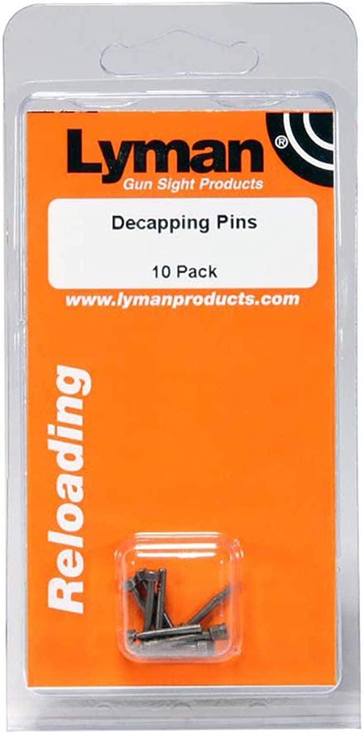 Lyman Decapping Pins, Pack of 10 - Spent Primer Removal from Primer ...