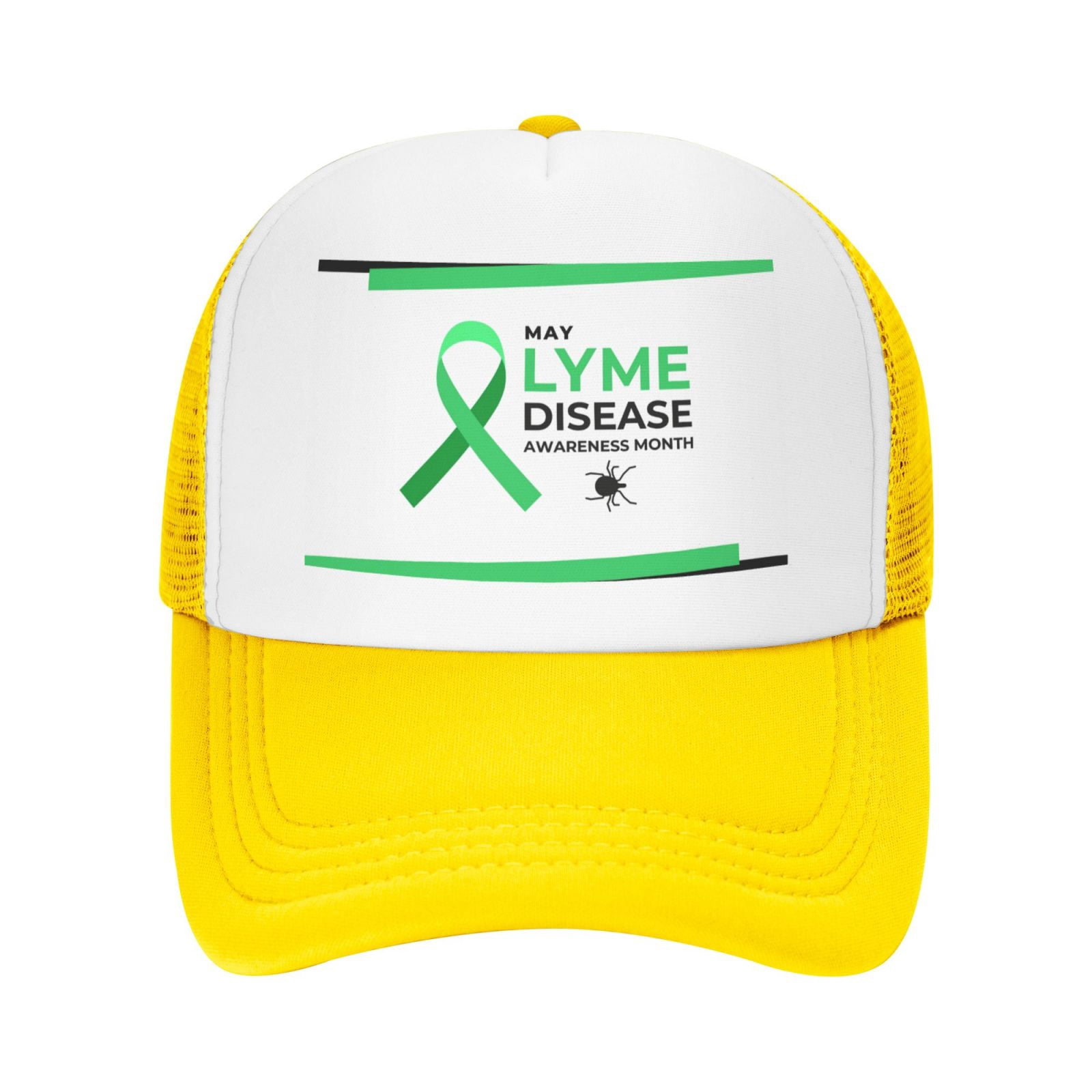 Lyme Disease Awareness Hats for Men Women Mesh Baseball Cap Adjustable ...