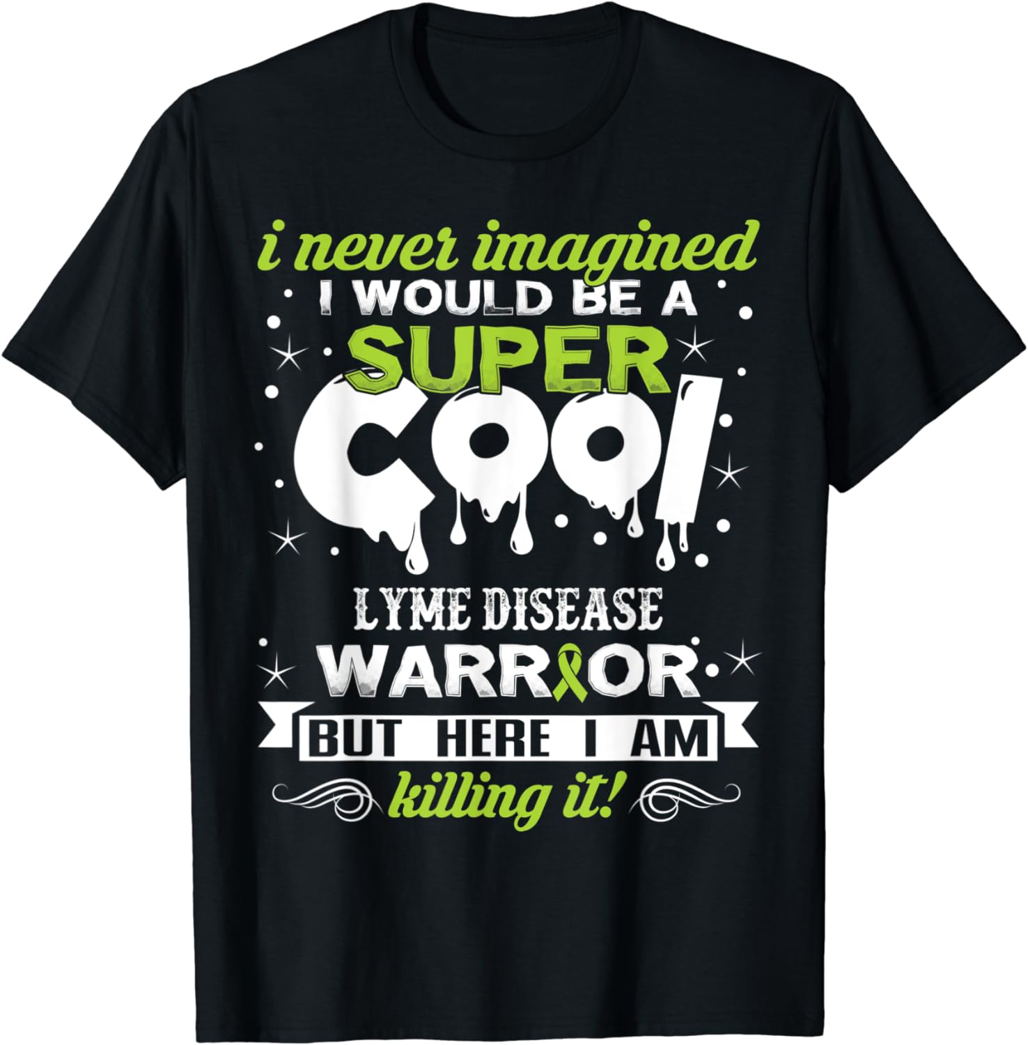 Lyme Disease Awareness Ribbon T Shirts - Walmart.com